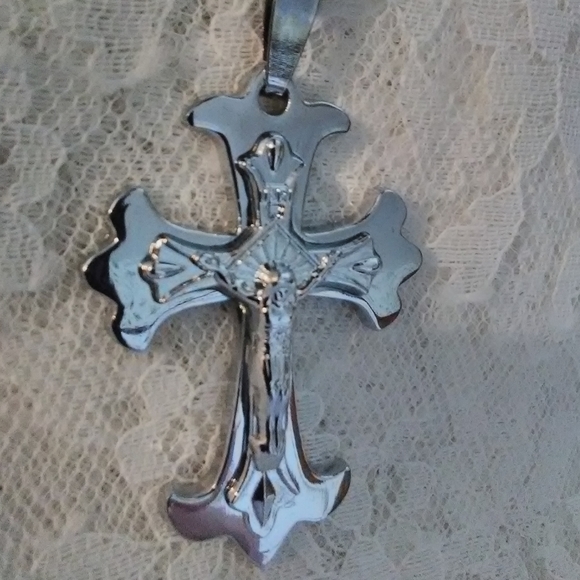 Jewelry | New Stainless Steel Crucifix Necklace | Poshmark